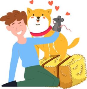 Shiba Inu Barn Hunting! - My First Shiba Inu